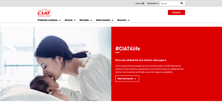 Ciat presenta una nueva página web para mejorar la experiencia del cliente - Infoconstrucción